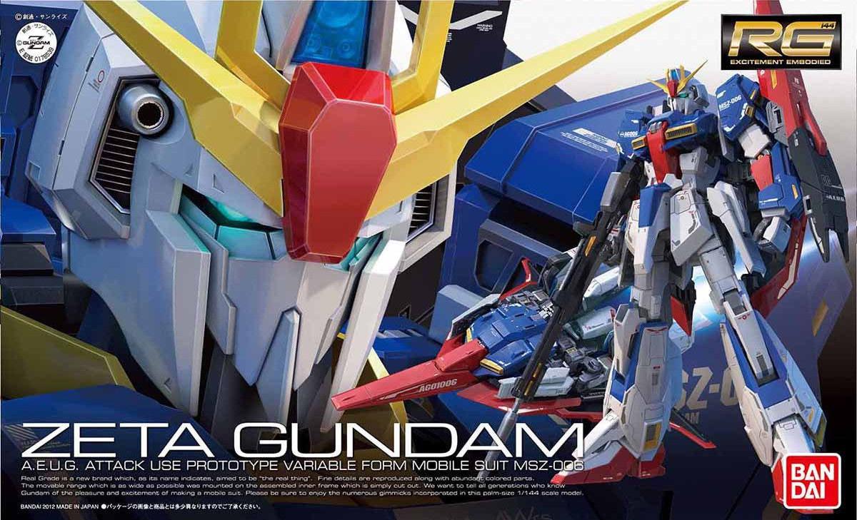 Bandai RG 1/144 Zeta Gundam - Hobby Planet